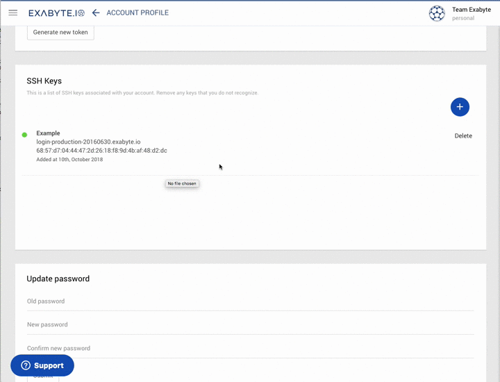 Preferences > SSH Keys - Mat3ra Documentation