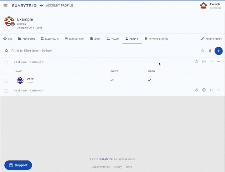 Organization > Add / Remove Member - Mat3ra Documentation