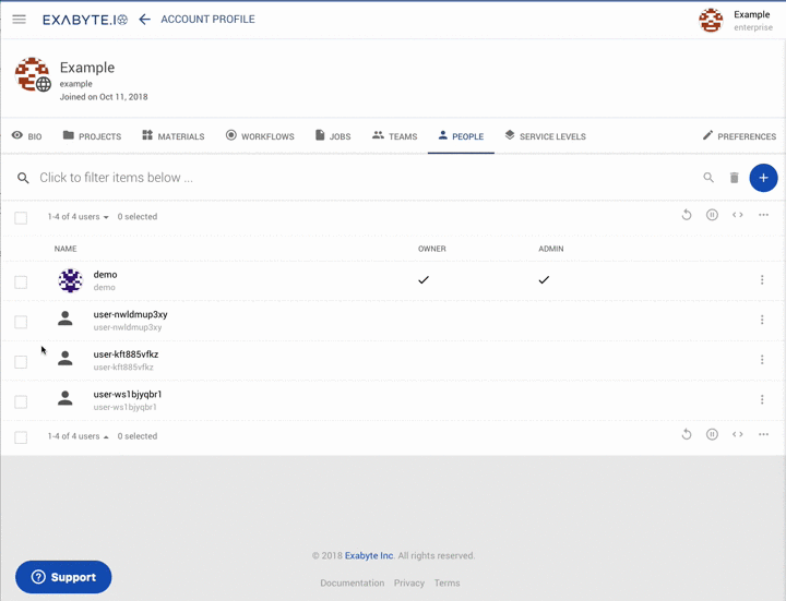 Organization > Add / Remove Member - Mat3ra Documentation