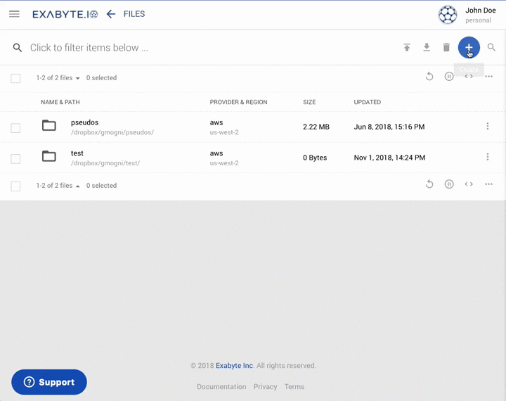 Create Folder - Mat3ra Documentation