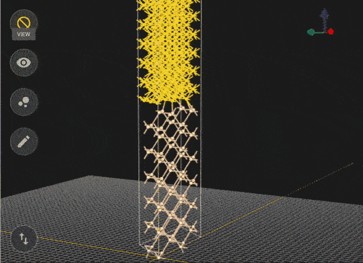 Interface, quick setup (3D Editor) - Mat3ra Documentation