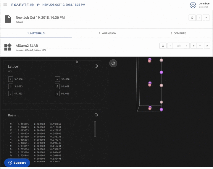 Tabs Navigation - Mat3ra Documentation